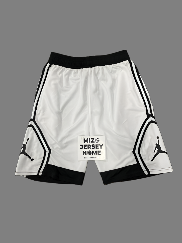 Jordan Black & White Shorts – Mizo Jersey Home