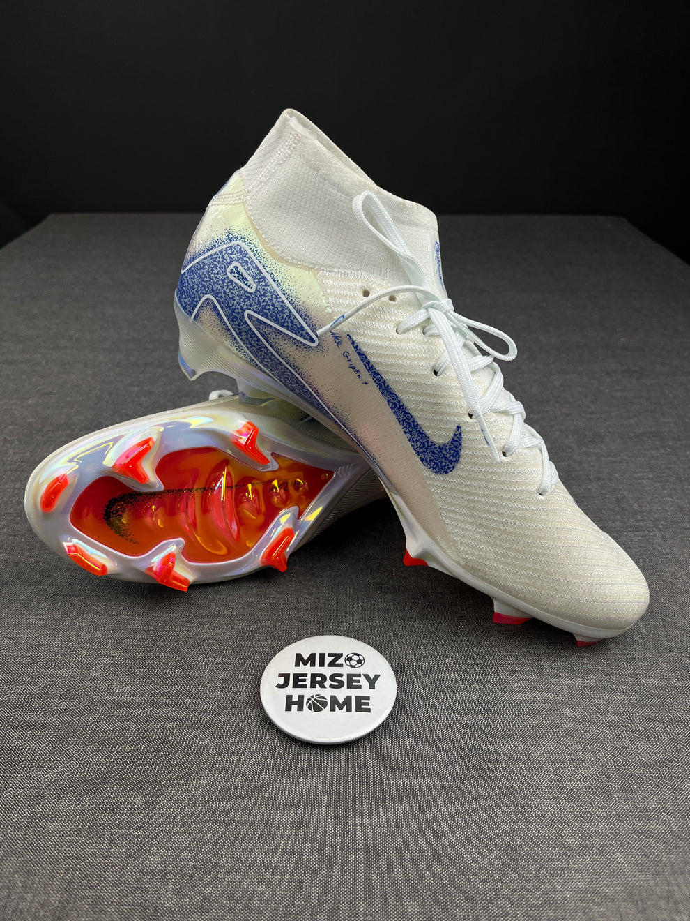 Nike Mercurial Air Zoom SuperFly 10 Blue Print Football Shoes – Mizo ...